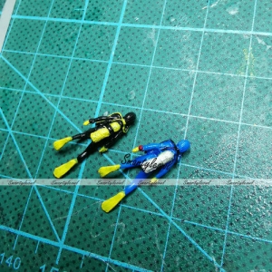 Scuba Diver Resin Diorama, Scuba Diver Gifts, Resin Paperweight ...