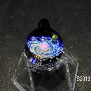 Galaxy Glass Pendant | Universe Galaxy marble Pendant | Space Glass ...