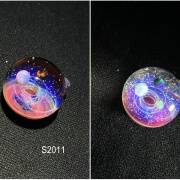 Galaxy Glass Pendant Necklace | Universe Galaxy marble Pendant | Space ...