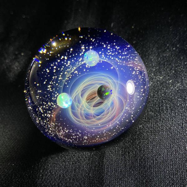 Galaxy Glass Sphere Marble, Universe Star Galaxy Glass Sphere, Galaxy ...