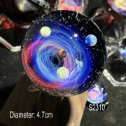 Galaxy Glass Sphere Marble, Universe Star Galaxy Glass Sphere, Galaxy ...