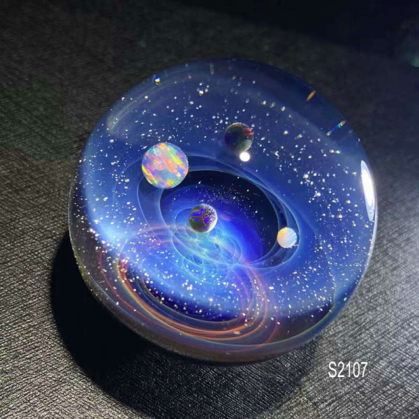 Galaxy Glass Sphere Marble, Universe Star Galaxy Glass Sphere, Galaxy ...